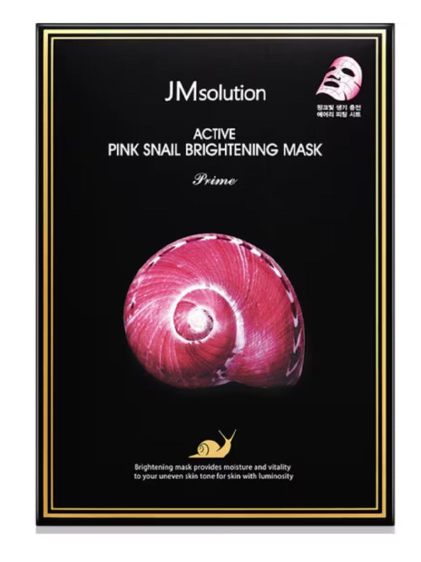 JM Active Pink Snail Brightening Mask – C&C Cosmetics Korean