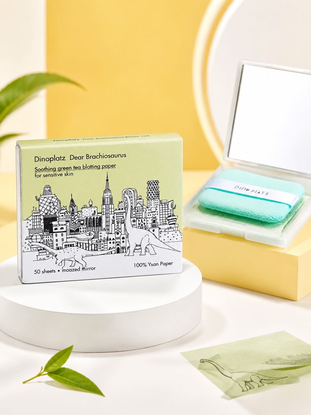 TOO COOL FOR SCHOOL Blotting Paper 02 Green Tea – C&C Cosmetics Korean