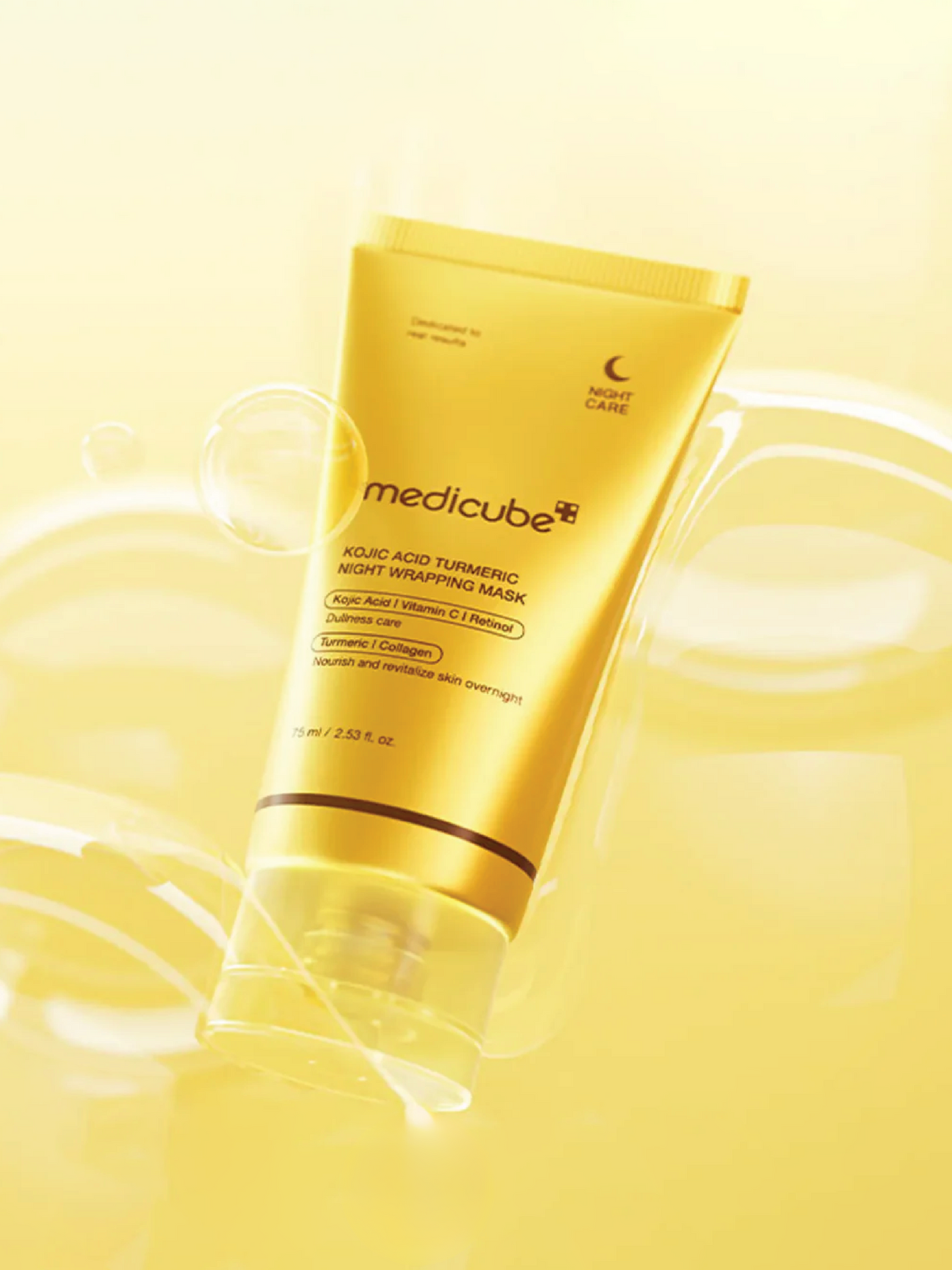 MEDICUBE Kojic Acid Turmeric Night Wrapping Mask 75ml – C&C Cosmetics ...